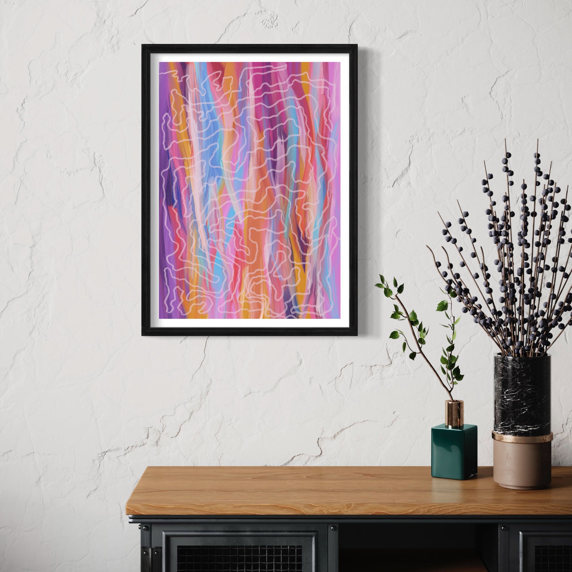 Aboriginal Art | Whispers of Renewal [The Scribbly Dance of Life ...