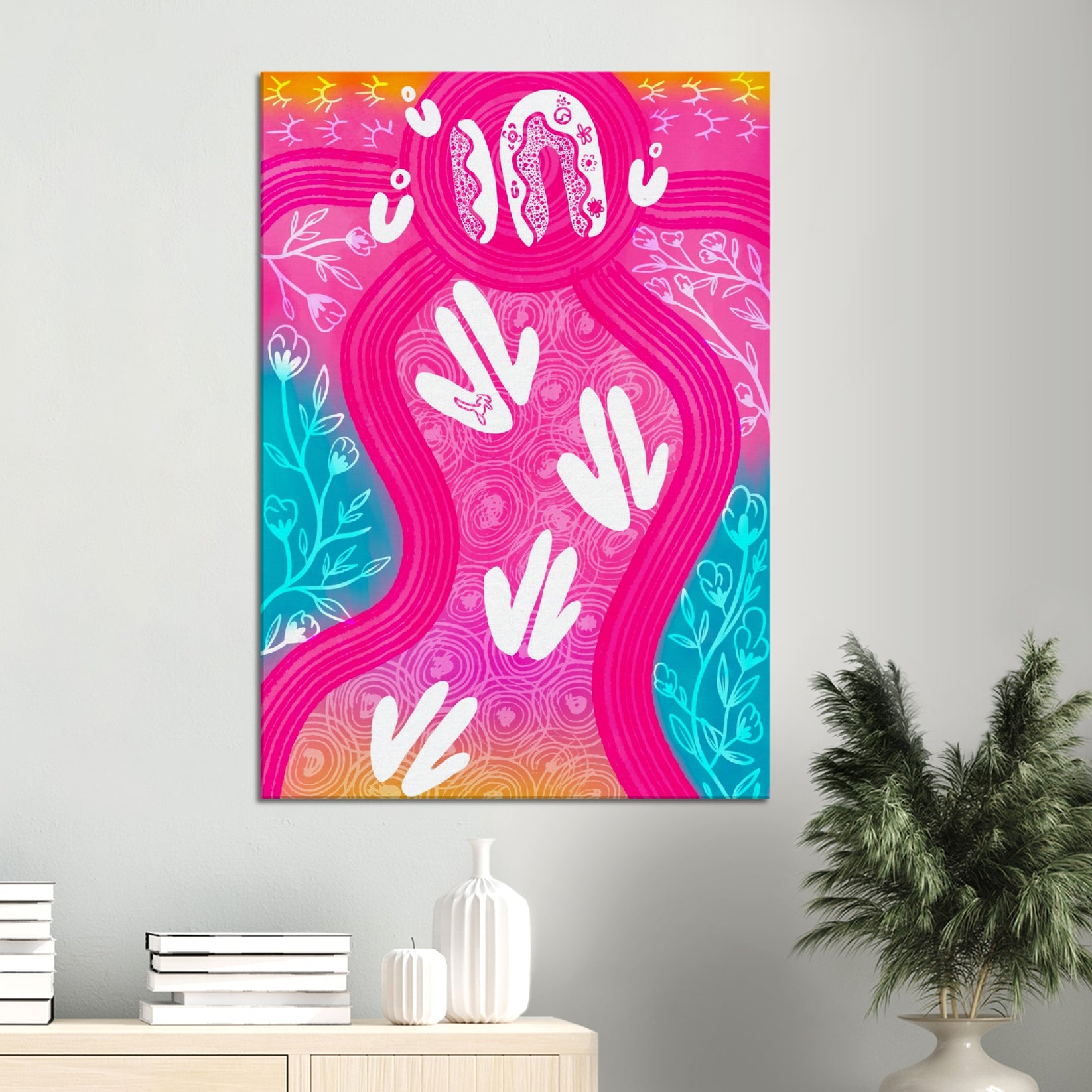 Aboriginal Art | Provider and Protector | Print to Canvas | Limited Re ...